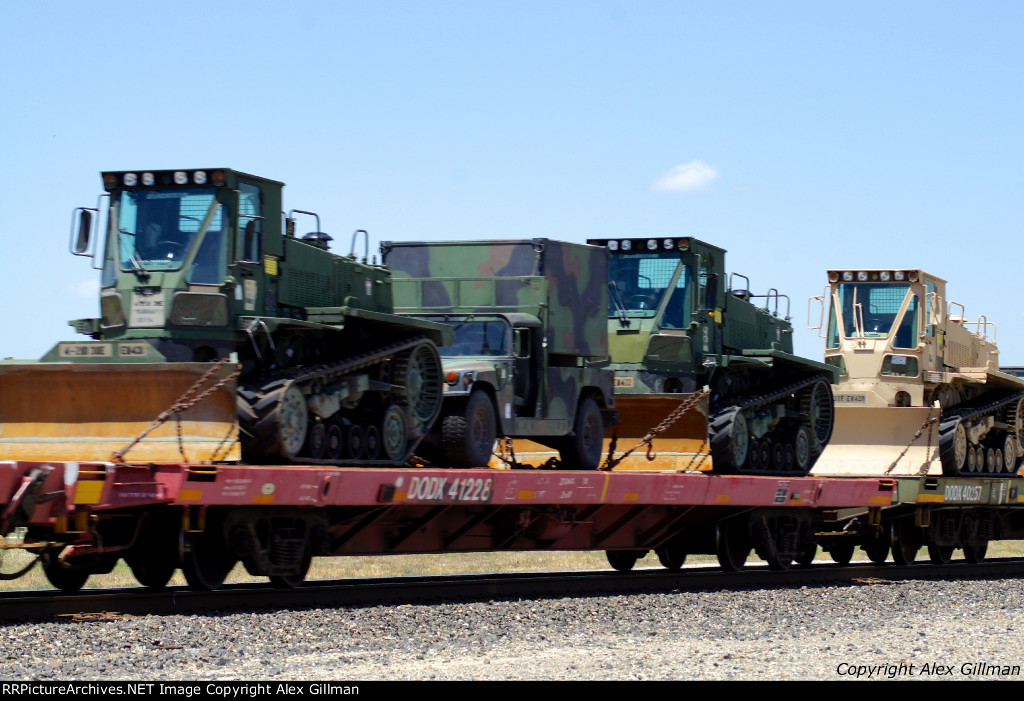 DODX 41228 Southbound, Loaded